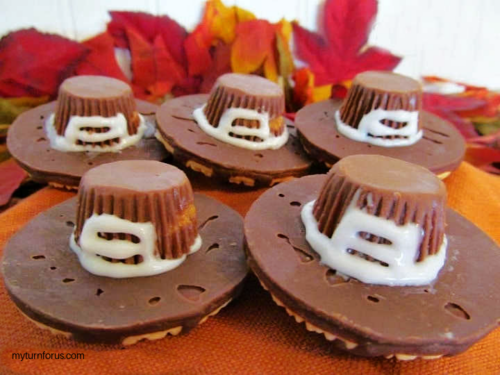 Pilgrim Hat Cookies - My Turn for Us