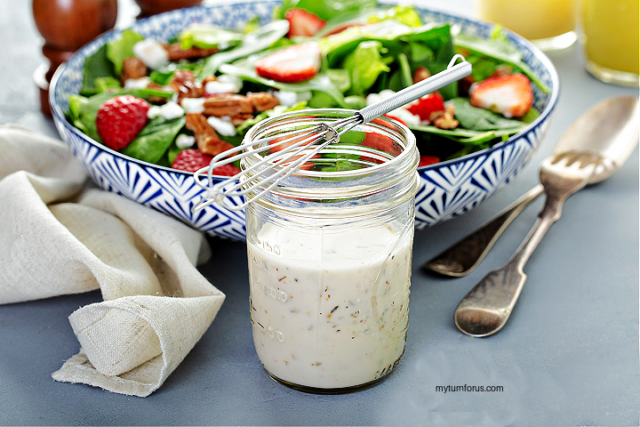 Creamy Chive Salad Dressing - My Turn for Us