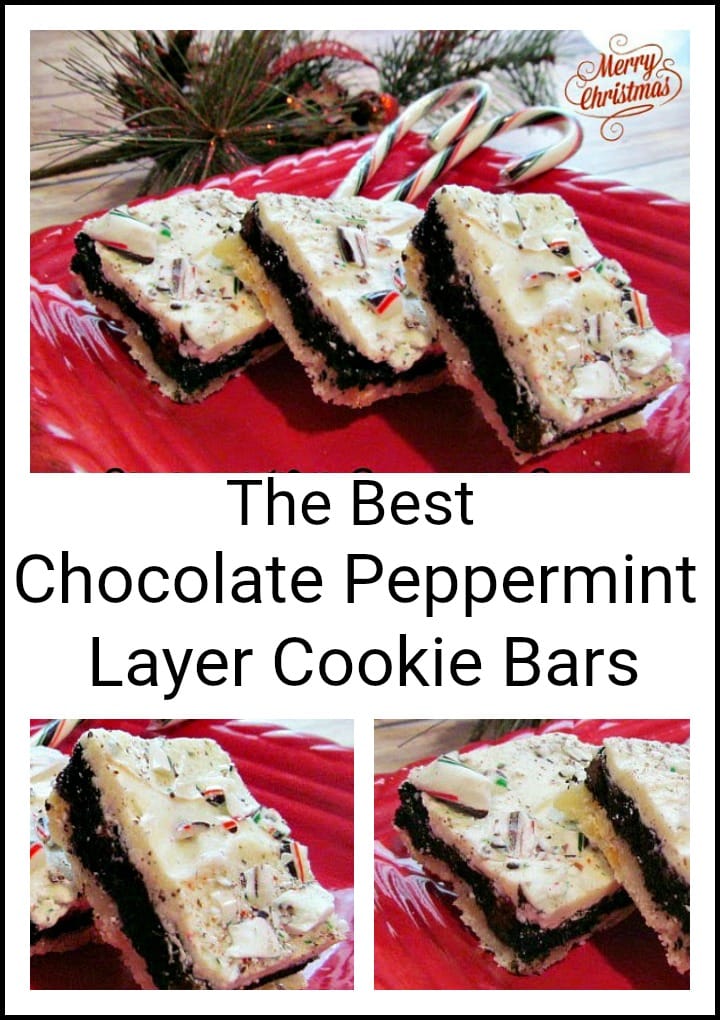 How to make the Best Chocolate Peppermint Cookie bars - My Turn for Us