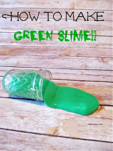 Green Slime Recipe - My Turn for Us
