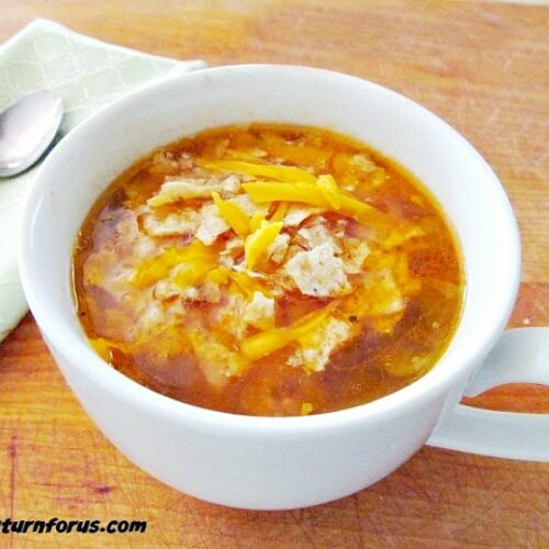 Sopa de Pollo Recipe-Spicy Mexican Soup - My Turn for Us