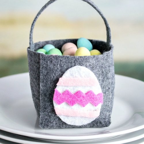No-sew Mini Easter Basket - My Turn for Us