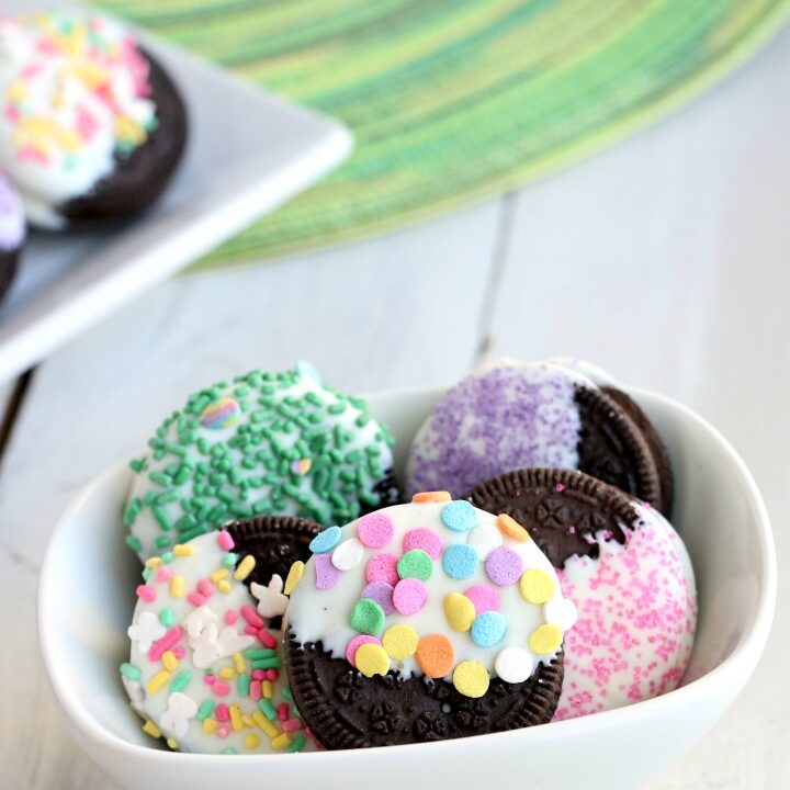 Decorated Oreos for Spring - My Turn for Us