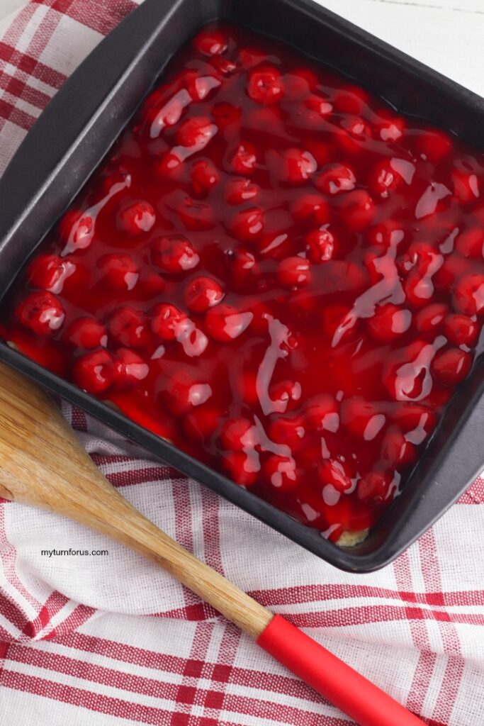Cherry Squares with Cream Cheese Glaze - My Turn for Us