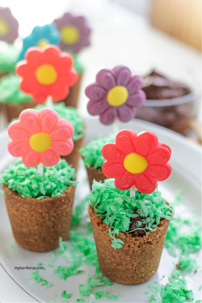 Flower Pot Dessert Cups - My Turn for Us