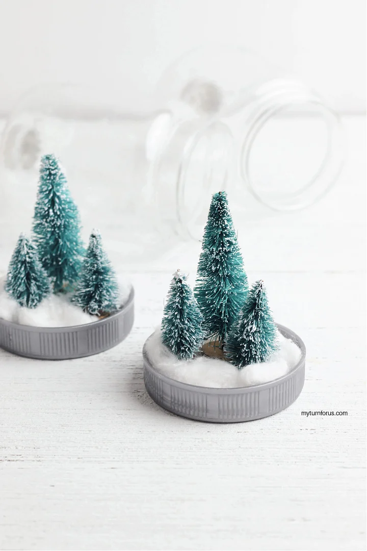 Mini Snow Globe Ornament - My Turn for Us