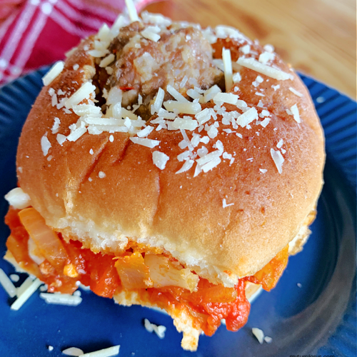 Sausage and Peppers Sliders - My Turn for Us