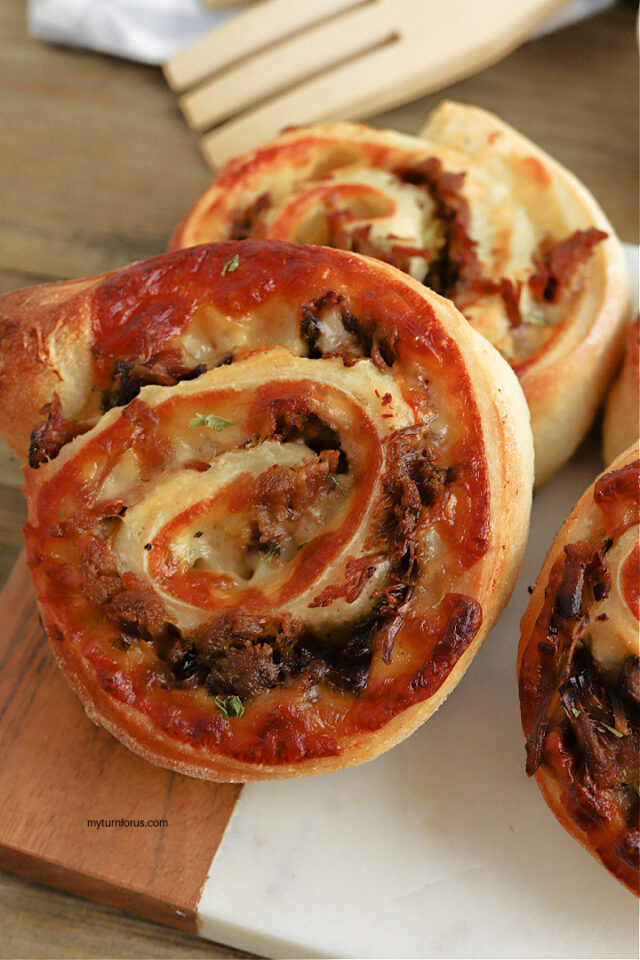 Italian Beef Pinwheels - My Turn for Us