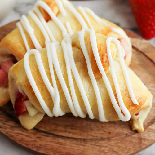 Strawberry Cheesecake Crescent Rolls - My Turn for Us