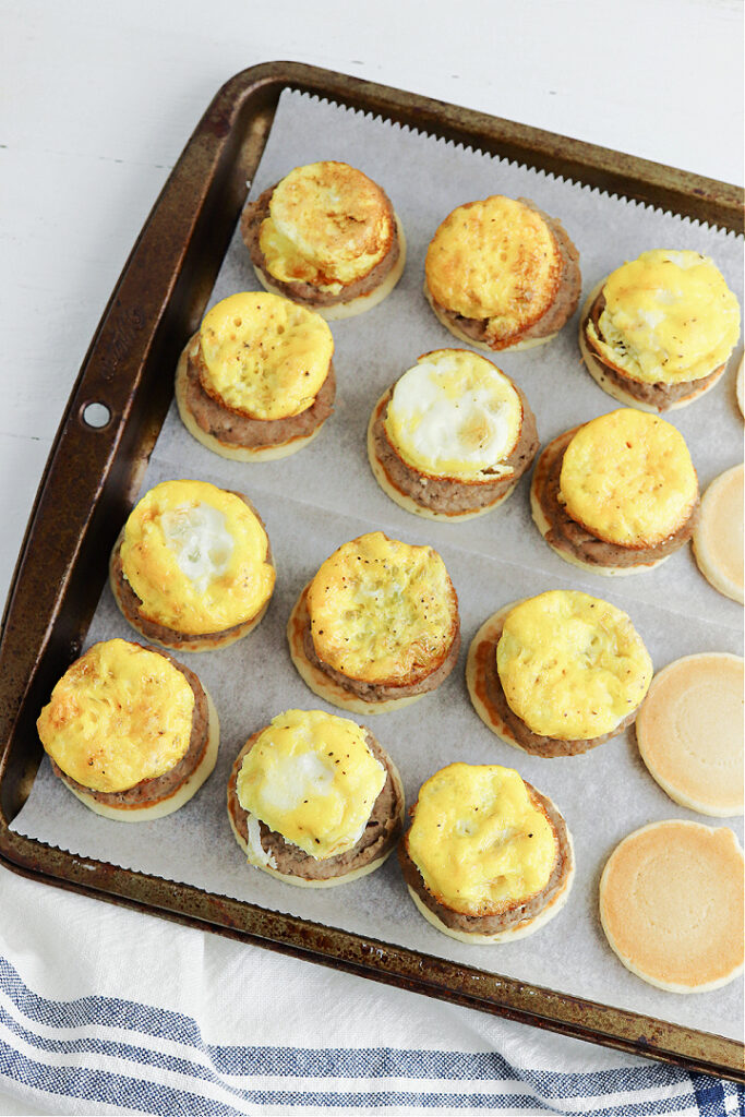 Mini McGriddle Breakfast Sandwiches-copycat - My Turn for Us