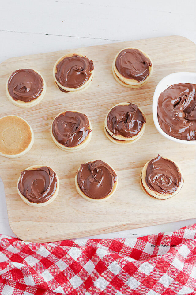 Nutella Pancake Stacks - My Turn for Us