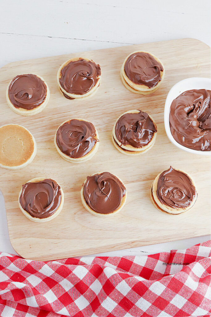 Nutella Pancake Stacks - My Turn for Us