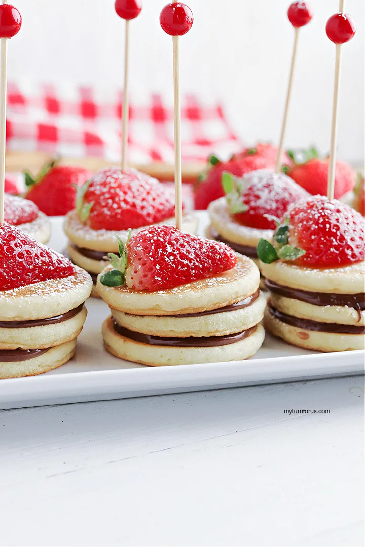 Nutella Pancake Stacks - My Turn for Us