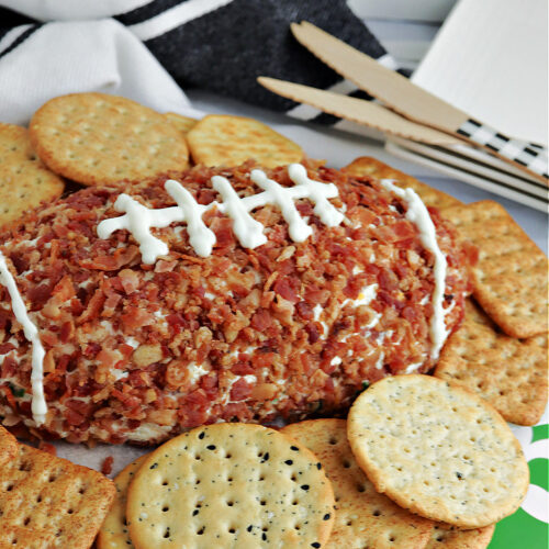 Football Cheese Ball - My Turn for Us