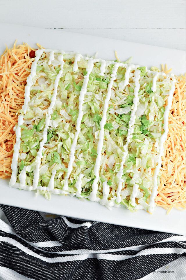 Football Field Taco Dip - My Turn for Us